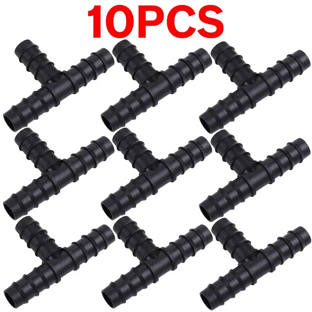KESLA 10PCS 16mm Barbed Tee Connector 3-Ways for Micro Irrigation 1/2 ...
