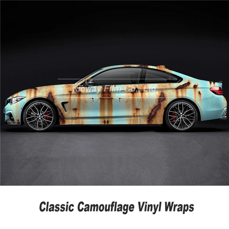 classic Rust Vinyl Wrap Film For Car Wrap Rust style Wrapping Colored ...