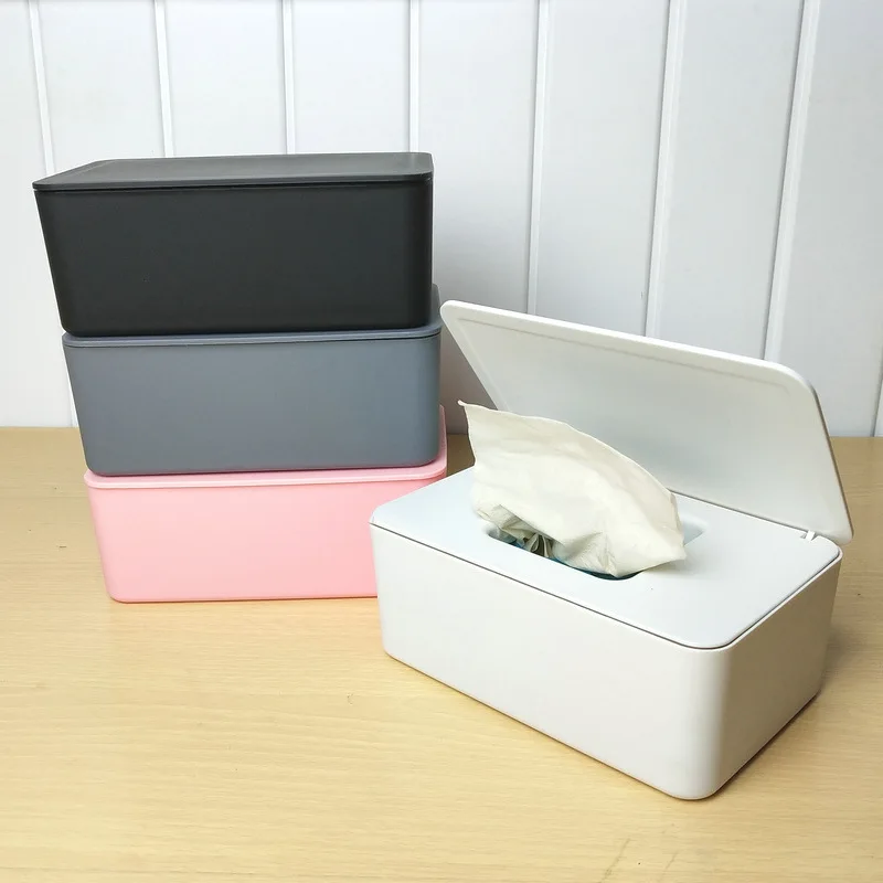 Wet Wipes Dispenser Holder with Lid Dustproof Tissue Storage Box for ...