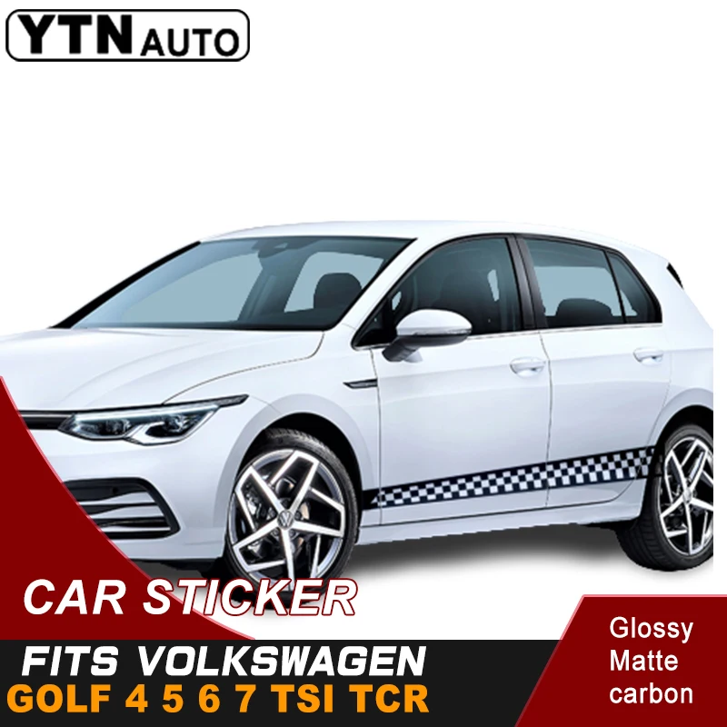 Car Decals Fit For Vw Golf 4 5 6 7 Tsi Tcr Graphic Vinyl Modified ...