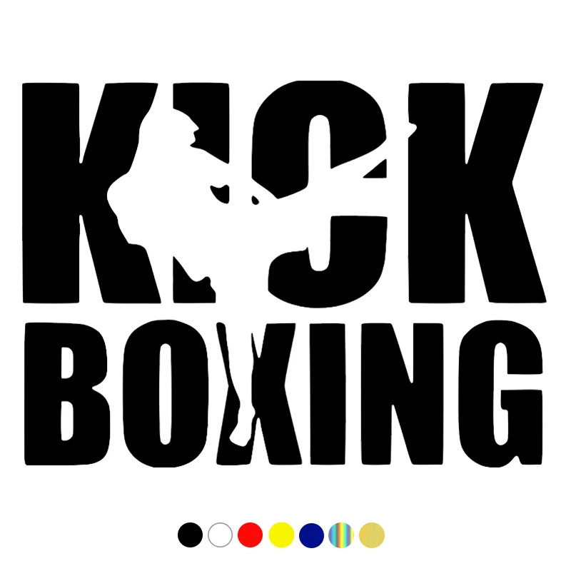 CS-187-Various-Sizes-funny-car-sticker-kick-boxing-vinyl-decal-white ...