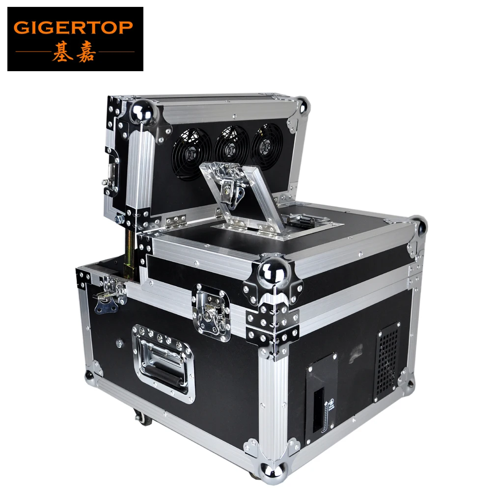 TP T57 1000W Haze Machine Flight Case Pack Dual Hazer Machine 3 Blowing ...