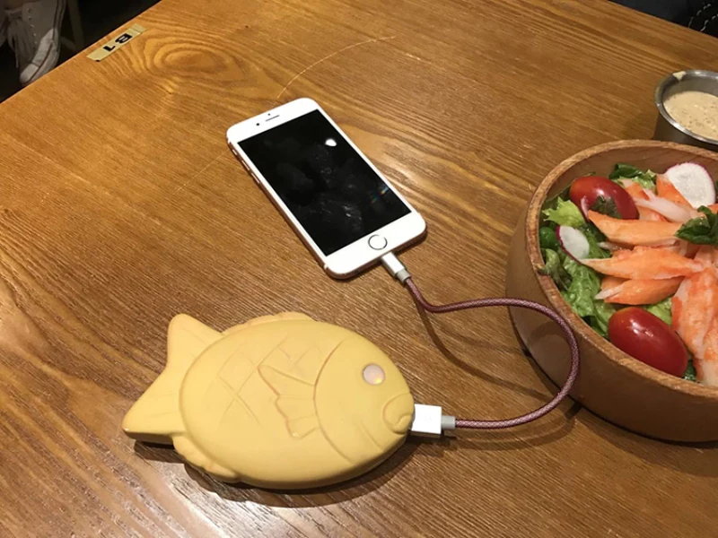 New-Japan-SOSOGE-TAIYAKIKUN-Taiyaki-Mobile-Power-Bank-12000mah-Fish ...