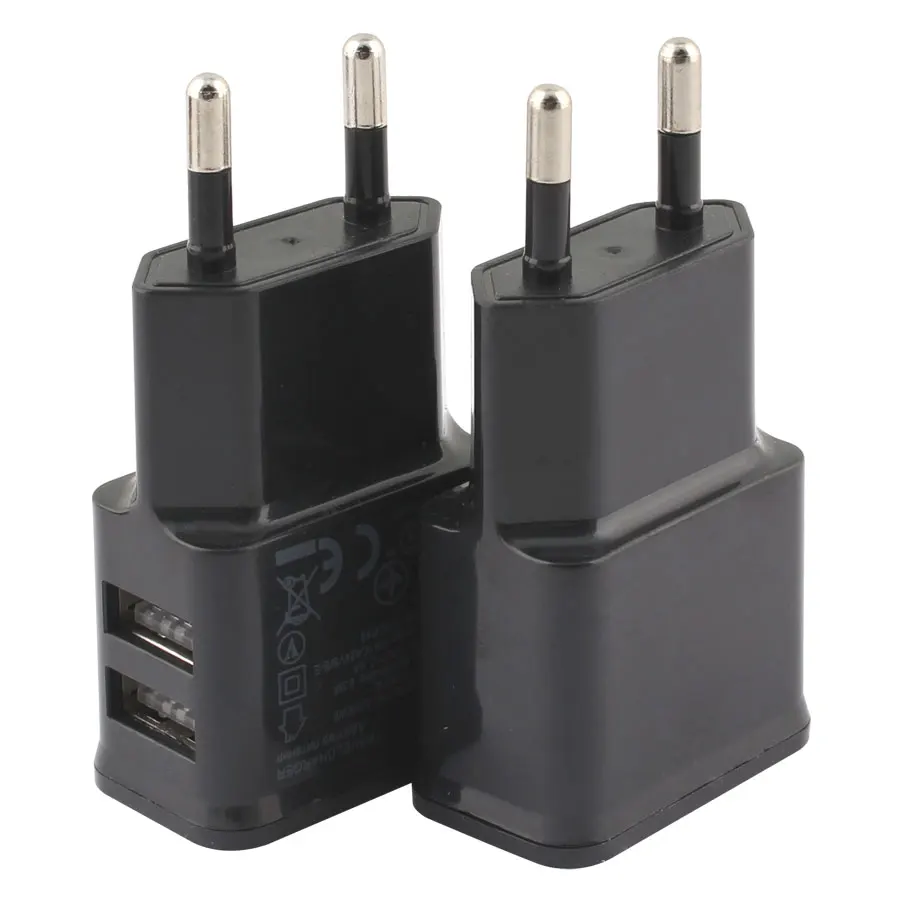 5V-2A-Plug-Dual-Double-USB-Charger-For-iphone-ipad-ipod-Universal ...