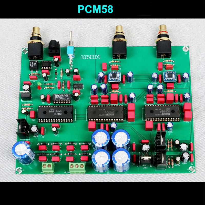BRZHIFI 클래식 좋은 사운드 PCM58 18 비트 디코더 보드, DAC PCM63 에 맞먹음|앰프| - AliExpress