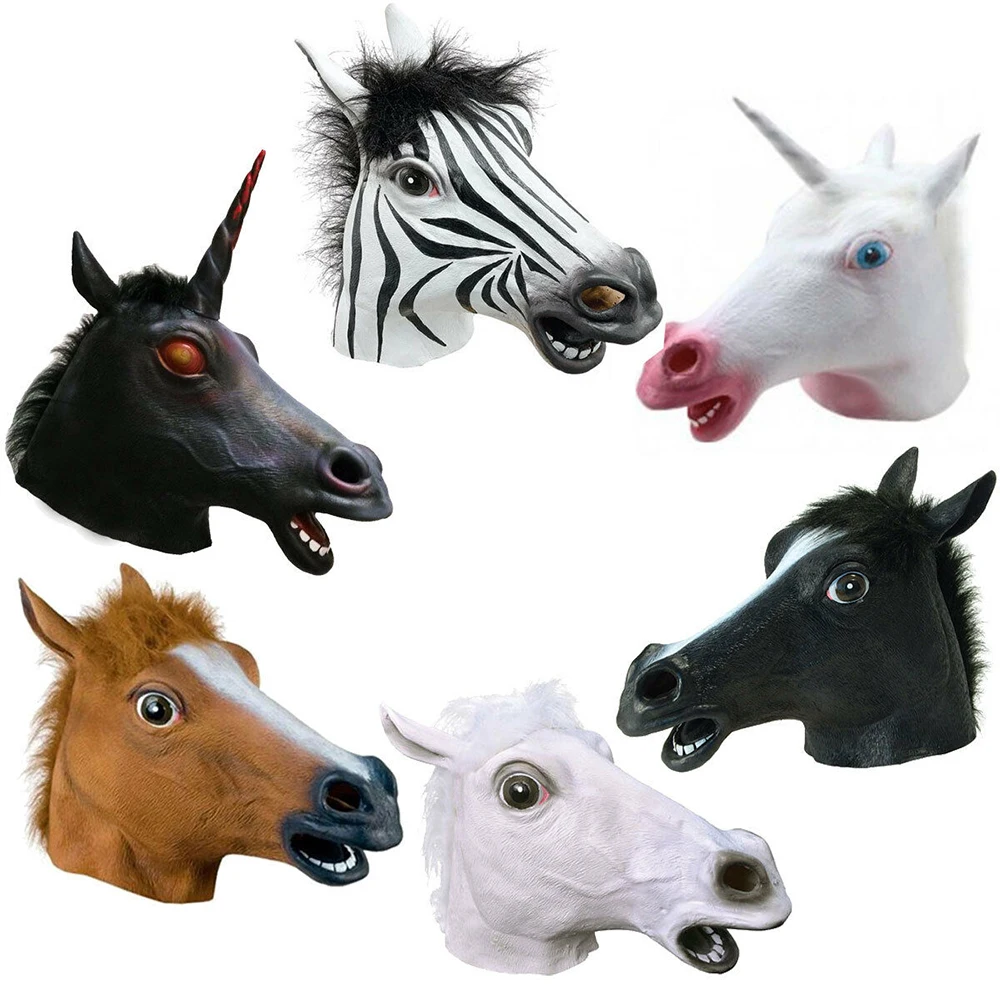 Horse Head Front Mask