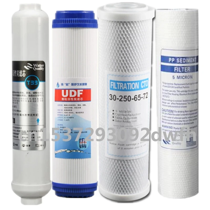 1-set-4pcs-10-inch-water-purifier-filter-udf-pp-t33-RO-kitchen-water ...