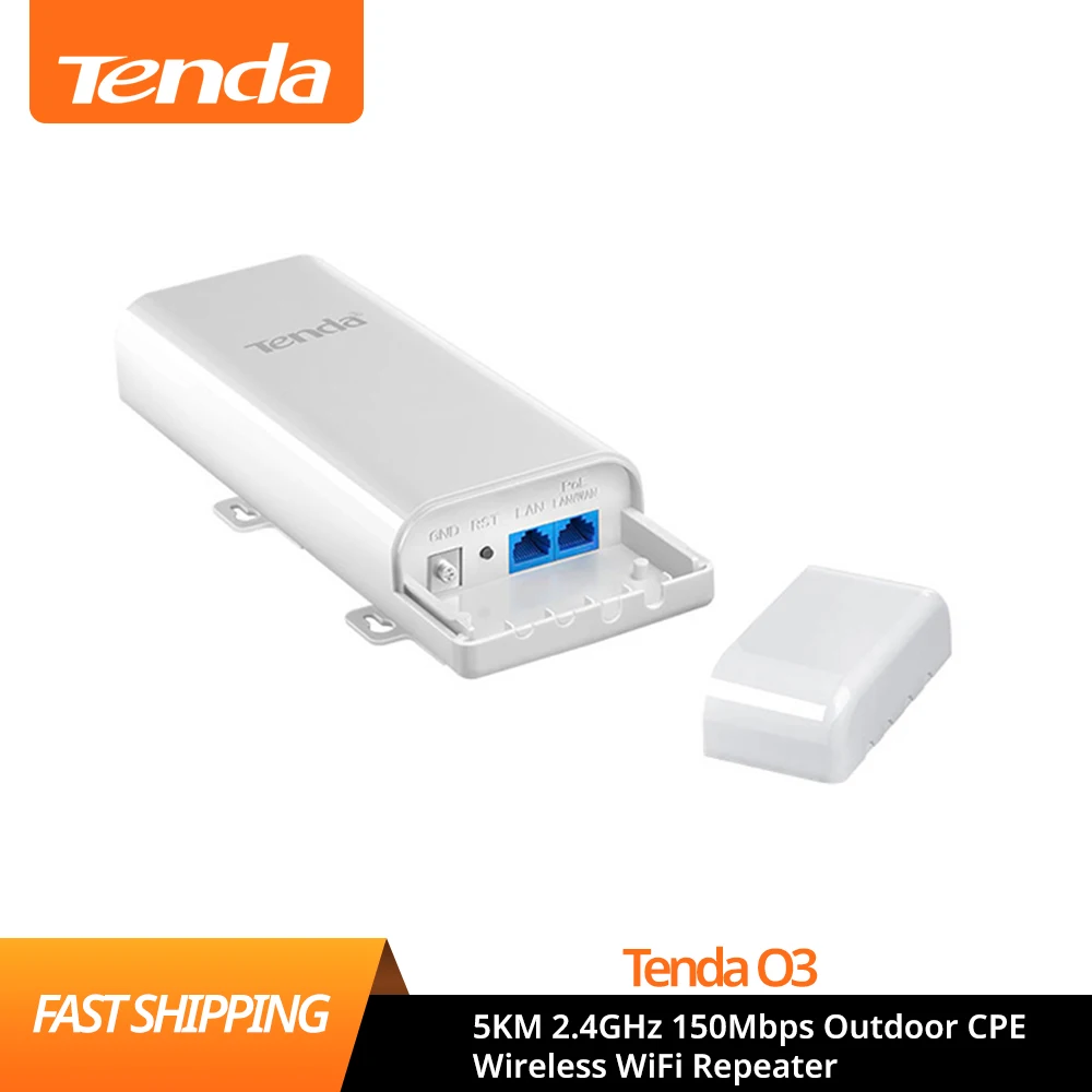 Tenda O3 5 กม.2.4GHz 150Mbps Outdoor CPE Wireless WiFi Repeater ...