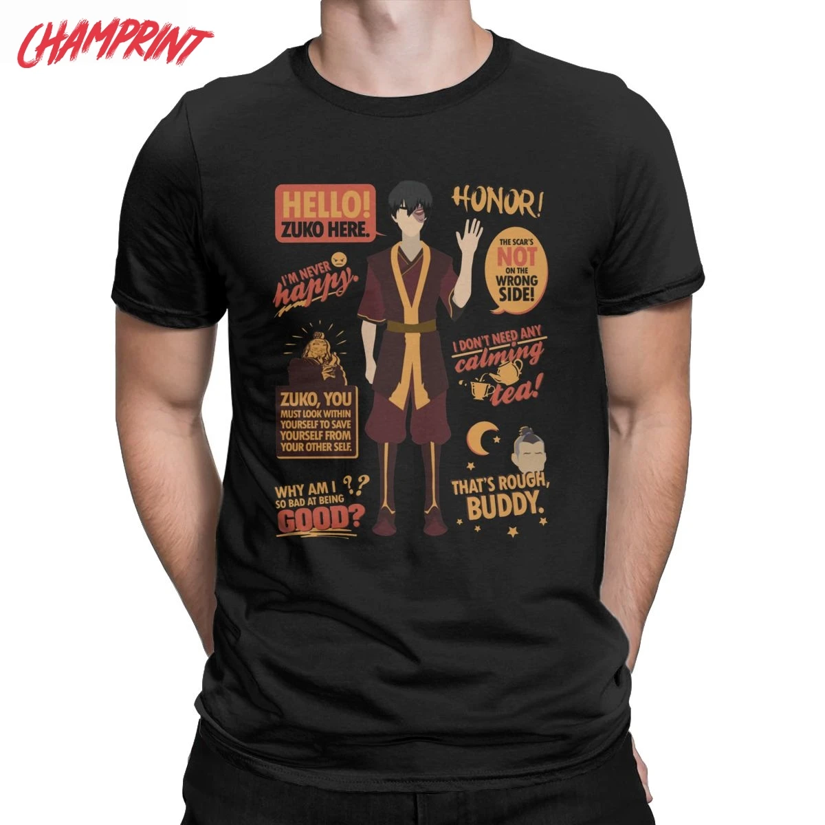Hello-Zuko-Here-Avatar-The-Last-Airbender-T-Shirt-Men-s-100-Cotton-T ...