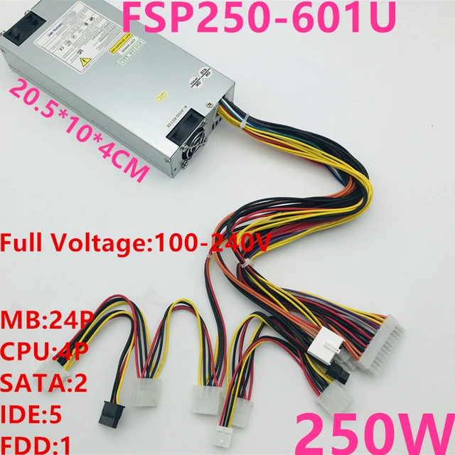 Original PSU For FSP -5V 1U 250W Switching Power Supply FSP250-601U ...
