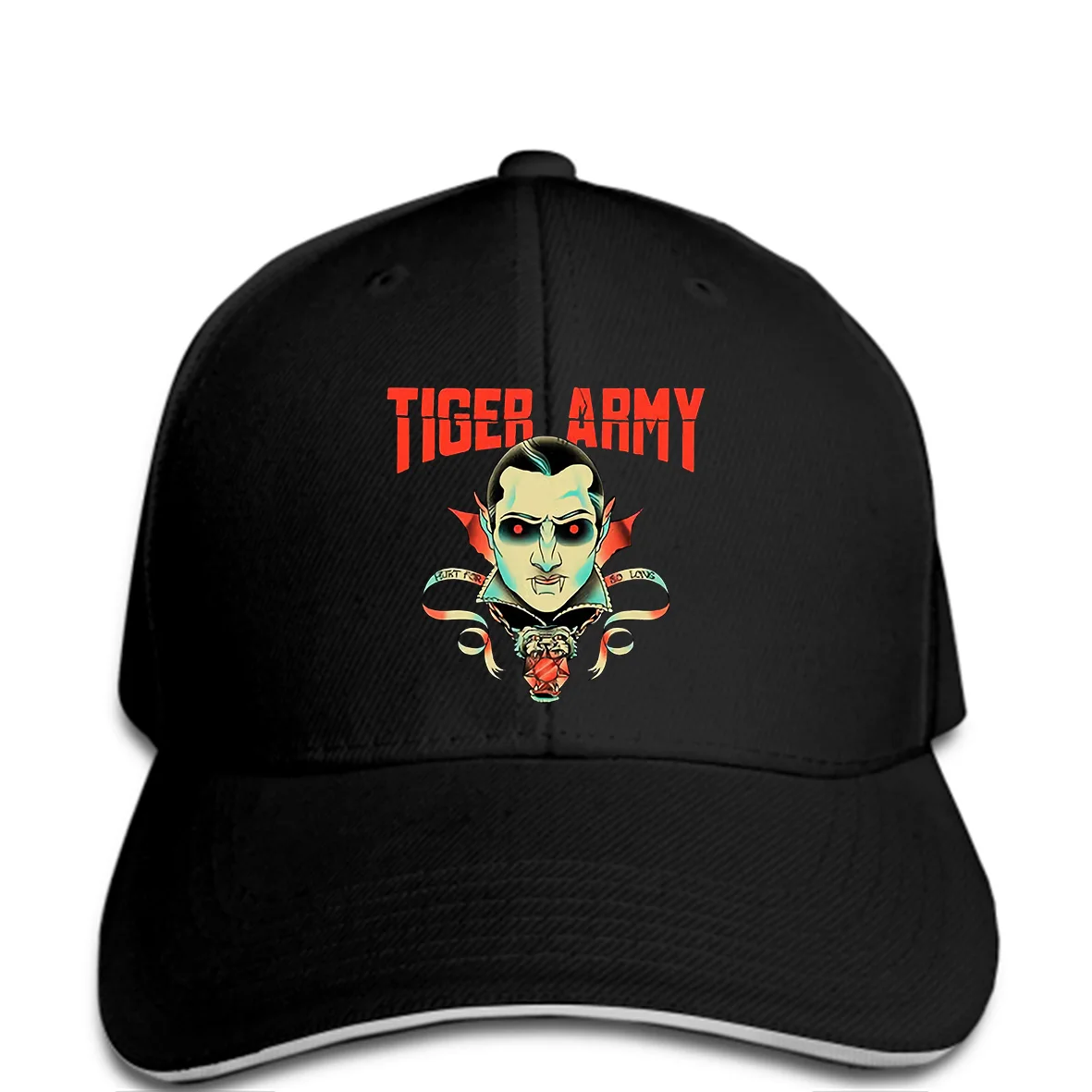 TIGER ARMY VAMPIRE NEW Hat PSYCHOBILLY PUNK ROCK BAT NICK 13 Quality ...