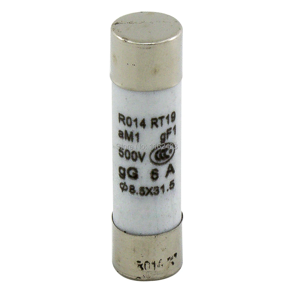 20pcs R014 500v 8.5x31.5mm Fast Blow Ceramic Tube Fuse 1a 2a 3a 4a 5a ...