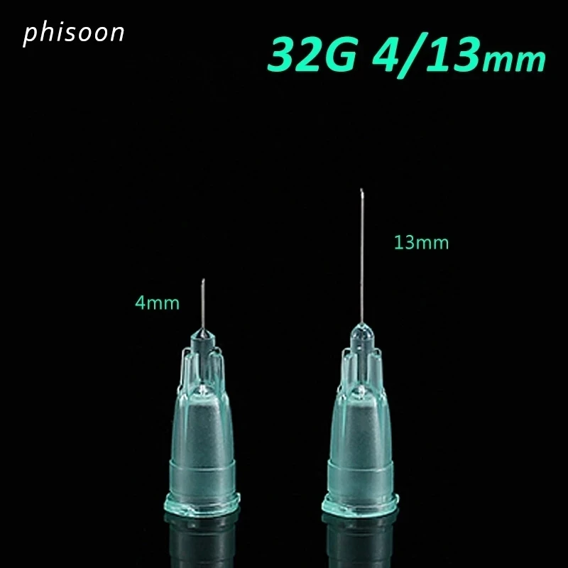 32G needle Piercing Transparent Syringe Injection glue Clear Tip Cap ...