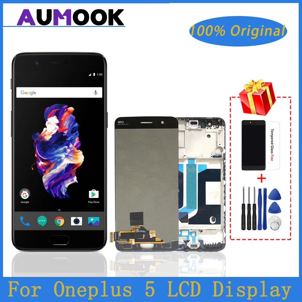 100-display-original-para-oneplus-5-display-lcd-tela-de-toque-digitador ...