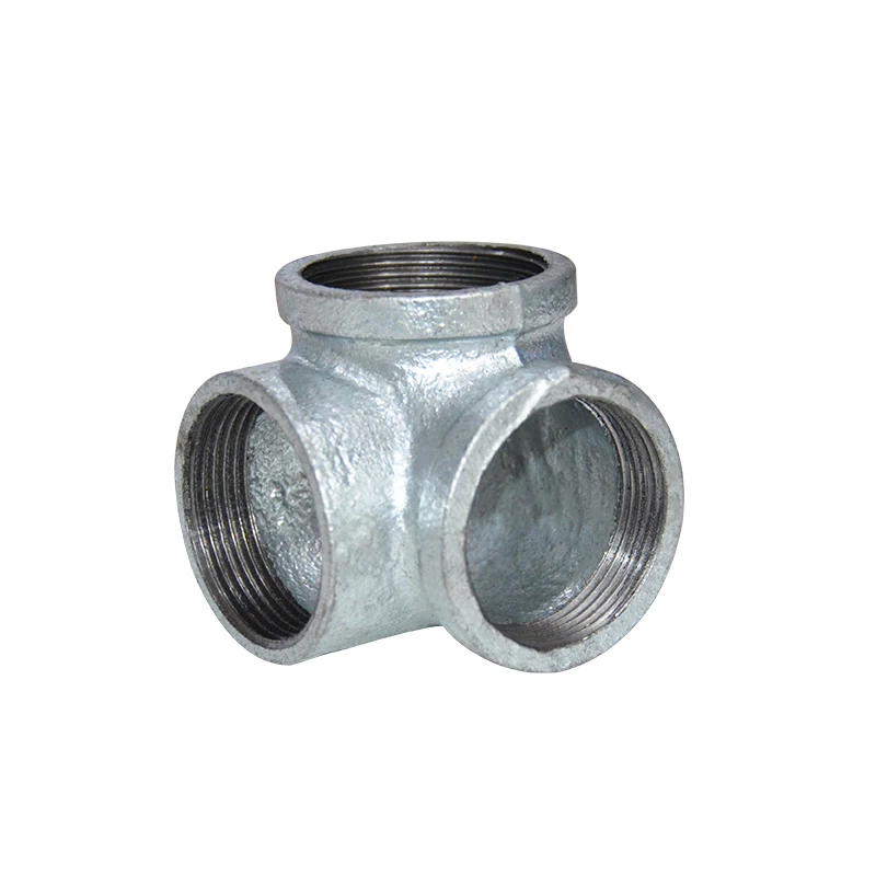 3 Way 1/2 " -2" Galvanized Pipe Fitting Malleable Iron Side Outlet ...