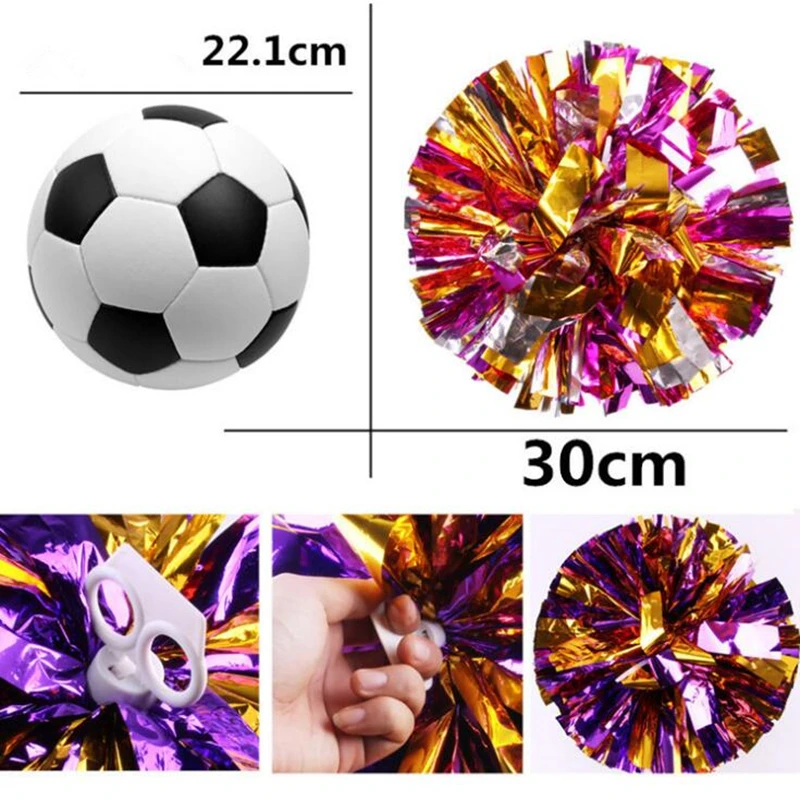 1pc Game Pompoms Cheerleading Flower Ball Cheerleaders Hand Flower ...