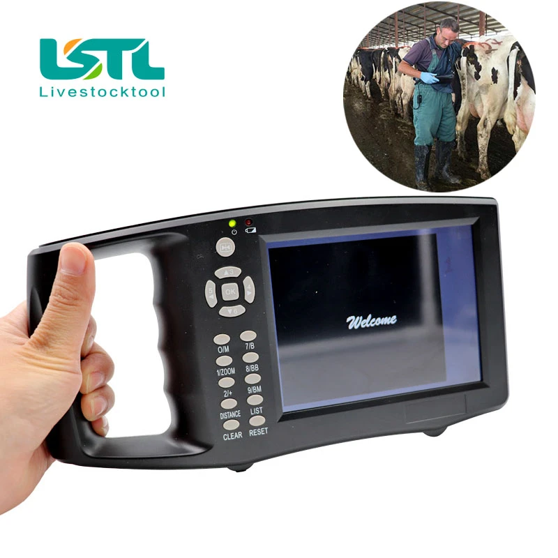 Livestock Portable Veterinary Ultrasound Scanner Cattle Cow Pig Sheep ...