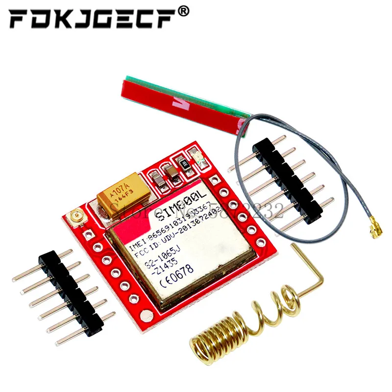 SIM800L GPRS GSM Module Micro SIM Card Core Quad band TTL Serial Port ...