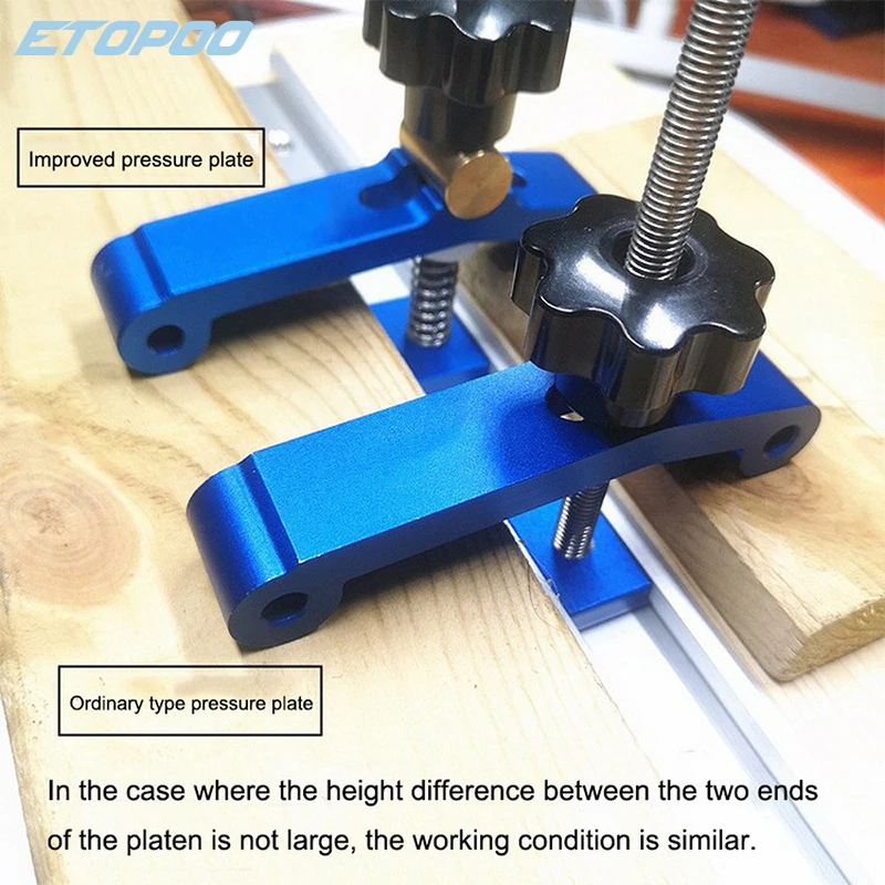 Improved T-Track Platen Miter Track Clamping Blocks Chute Blocks ...
