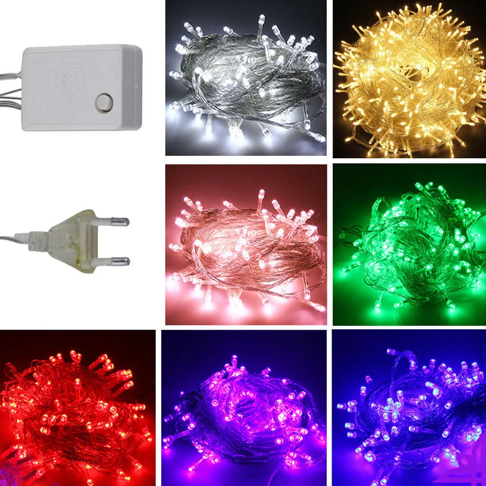 holiday Led christmas lights outdoor 100M 50M 30M 20M 10M led string ...