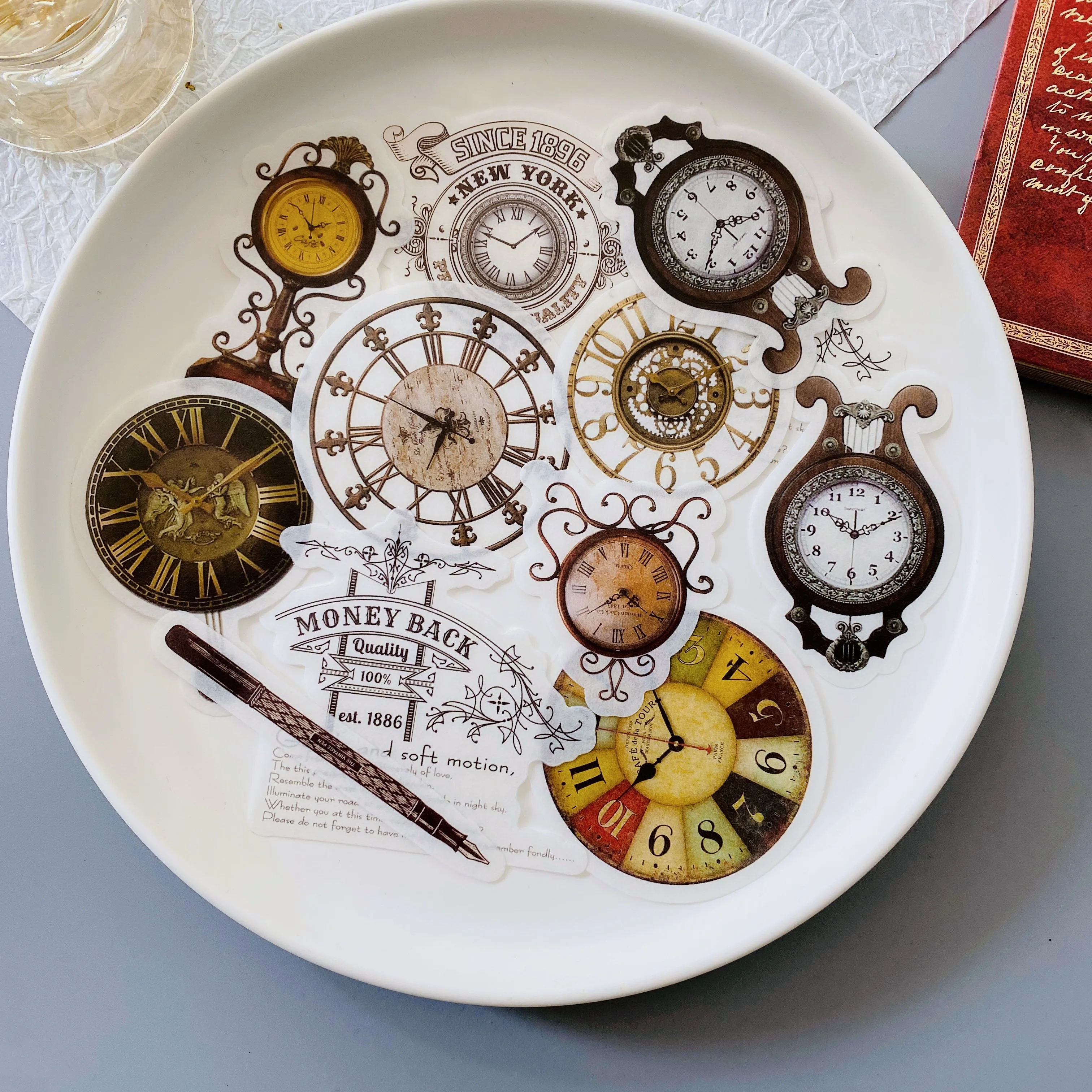 Vintage Clocks Collage