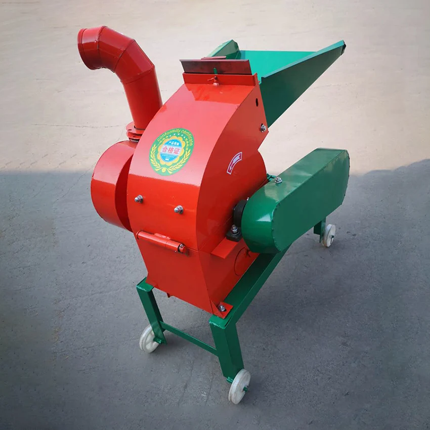 4KW-Hammer-Type-Feed-Grinder-Corn-Straw-Crusher-Fodder-Straw-Grain ...