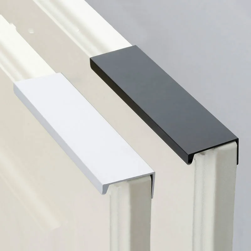 Invisible Handles Drawer Dark Handle Black Hidden Cabinet Handles 160mm ...