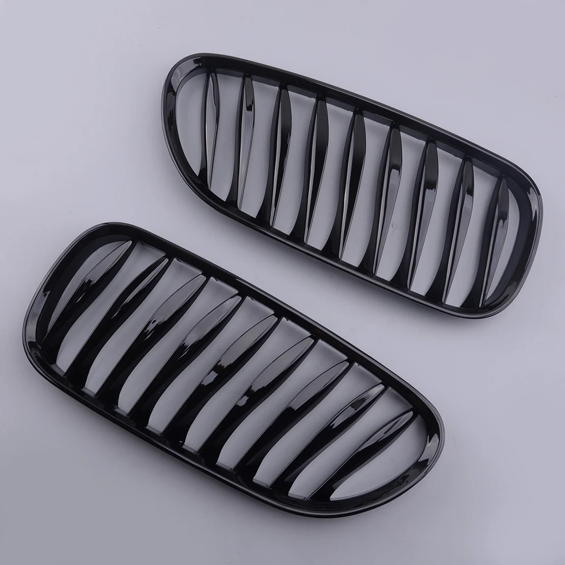 1-Pair-Plastic-Car-Glossy-Black-Front-Kidney-Grilles-fit-for-BMW-Z4-E85 ...