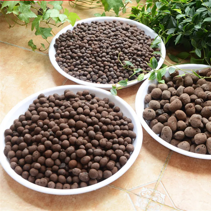 500g Organic Light Ceramsite Hydro Color Expanded Clay Pebbles/Balls Hydroponic Expanded Plant ...