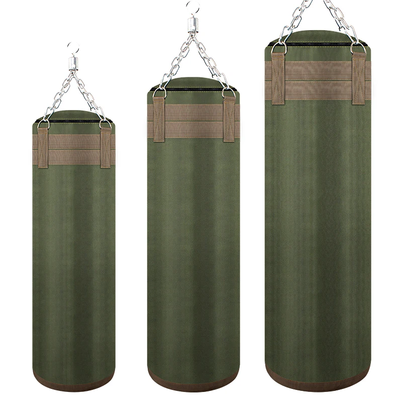 120cm Green Canvas Kick Boxing Punching Bag Sandbag For Adult MMA Muay ...