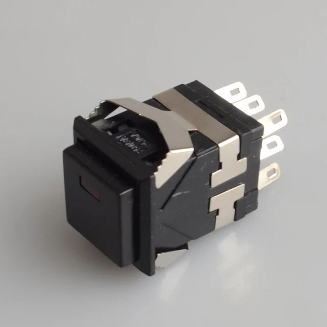 KD2-22 Momentary ON-(ON) square LED illuminated small square push button switch