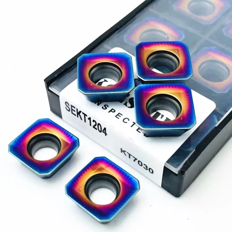 100-Original-SEKT1204-colorful-high-quality-milling-insert-carbide ...