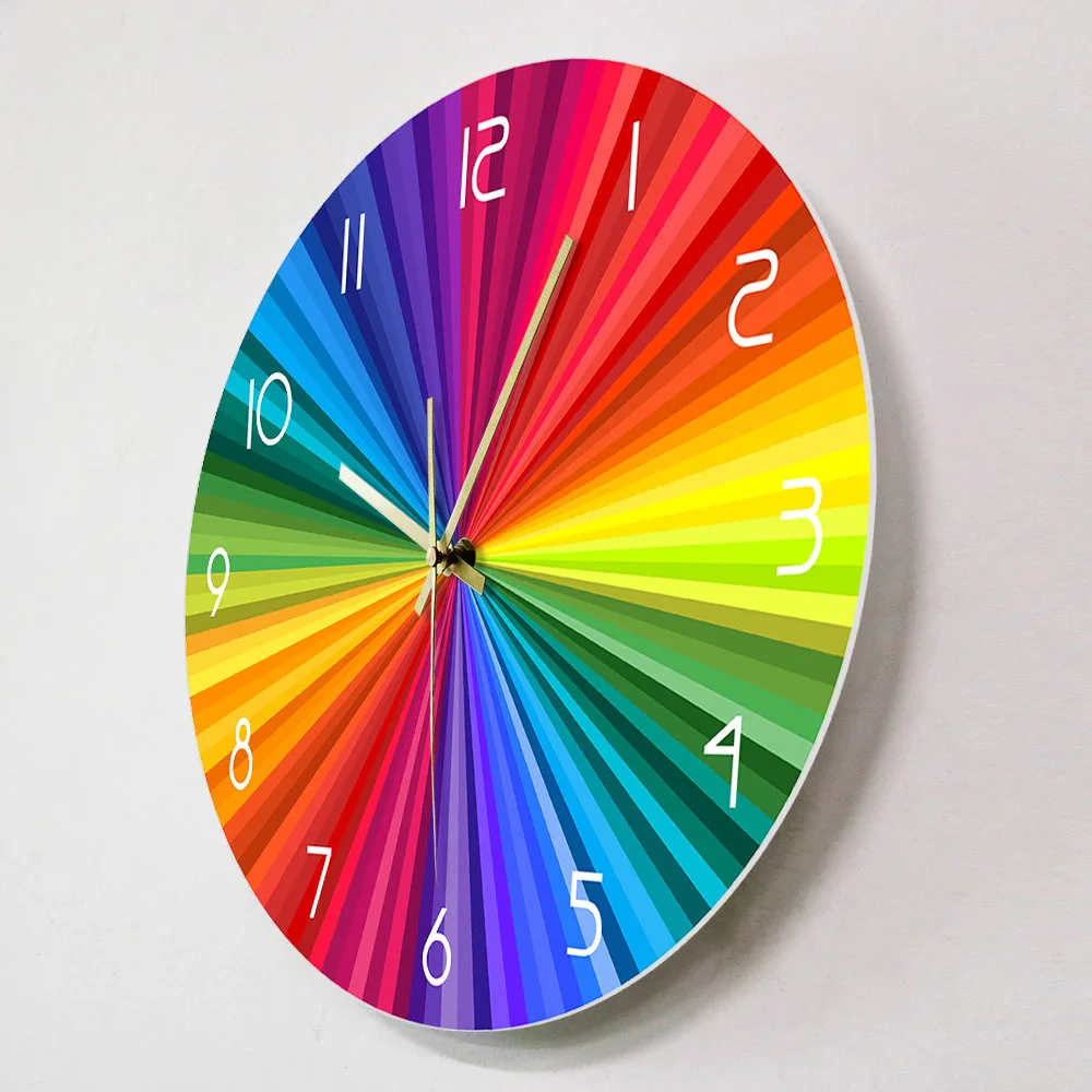 Color Wheel Designs Clock