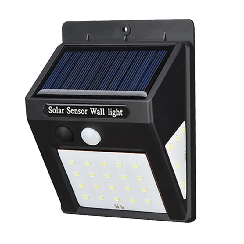 Solar LED Street Light สำหรับบ้านสวนรั้ว PIR Motion Sensor Detection ...