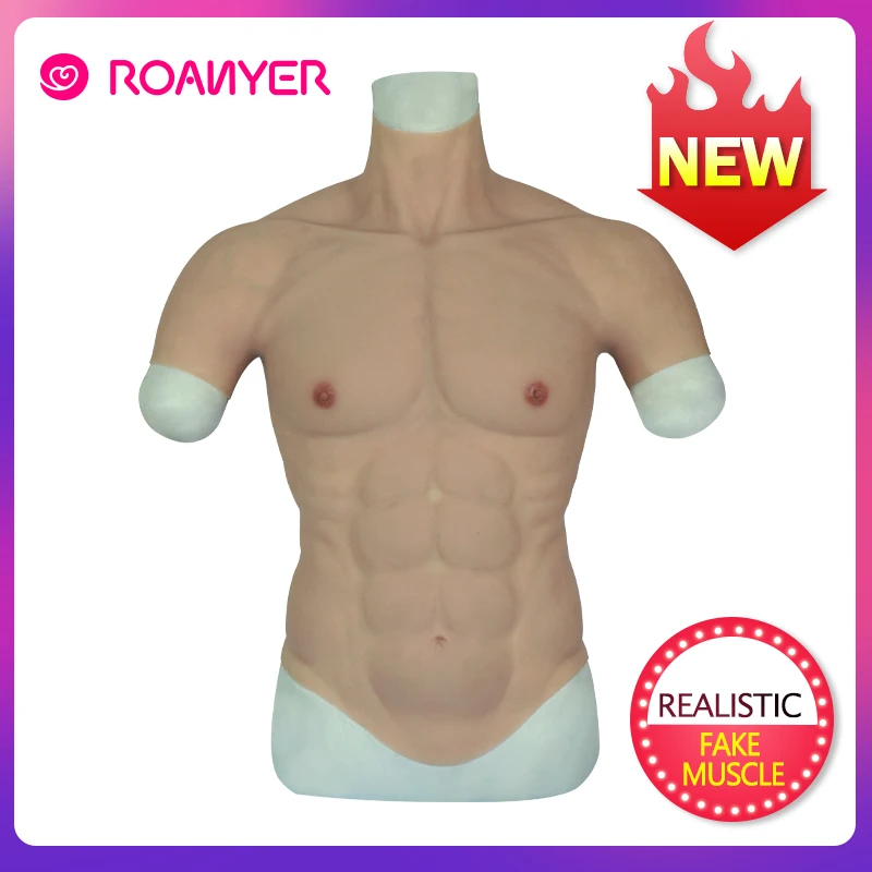 Costumes Reenactment Theatre Fashion Cosplay Realistic Fake Muscle
