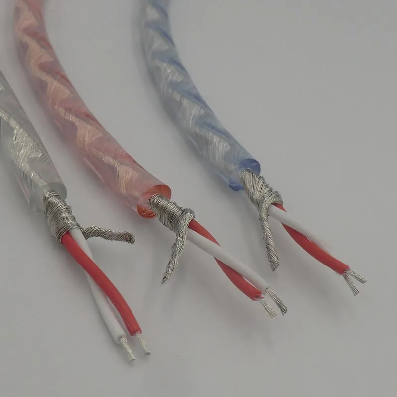 Transparent 2 Core Microphone Cable High-fidelity Shielded Oxygen-free ...