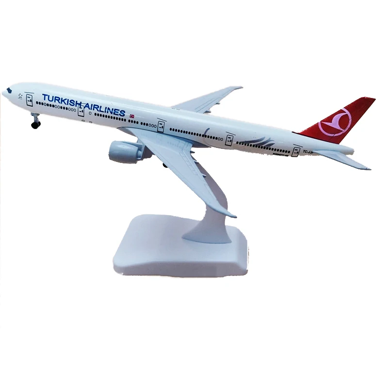 20CM Turkish Airlines Boeing 777 B777 Aircraft Metal Diecast Plane ...