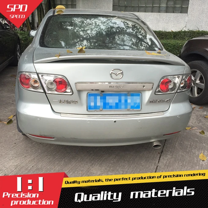 For Mazda 6 Spoiler High Quality ABS Material Car Rear Wing Primer ...