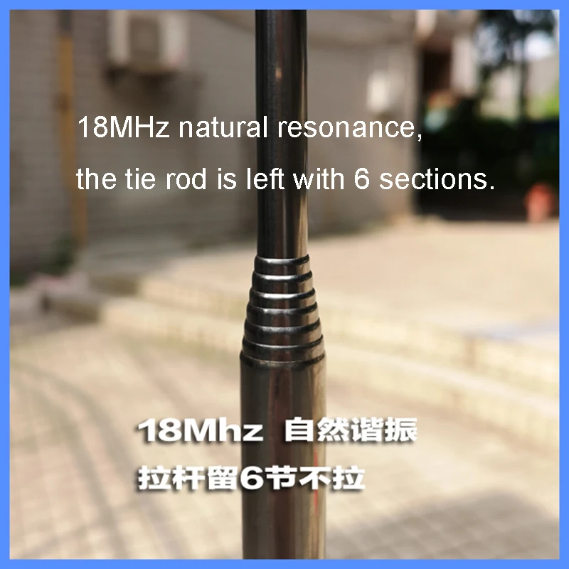 By BG8GVJ Outdoor HF Amateur Radio Antenna indoor balcony For Xiegu G90 ...