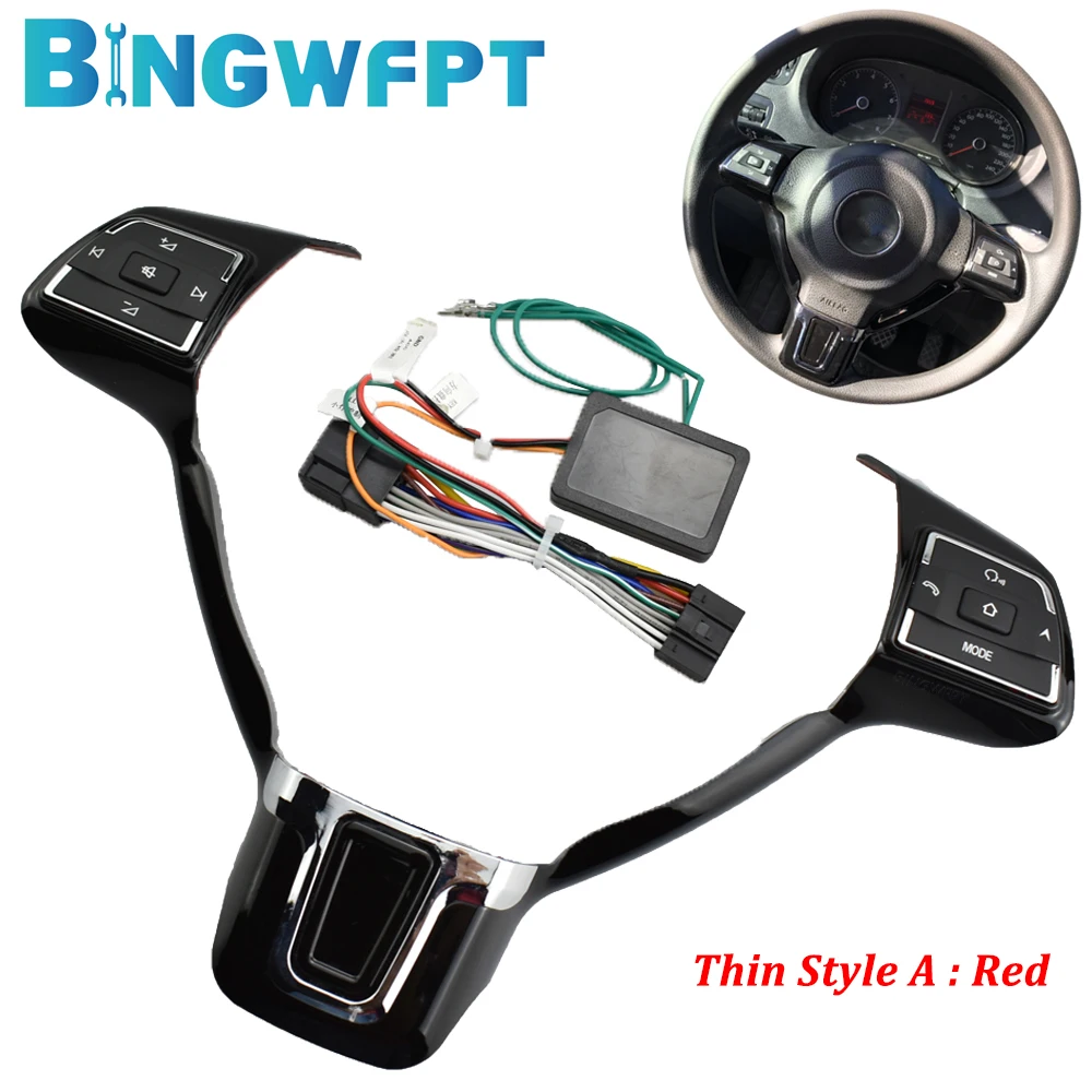 Audio Switch Button For Vw Mk6 Golf Jetta Polo Modified Multifunction ...