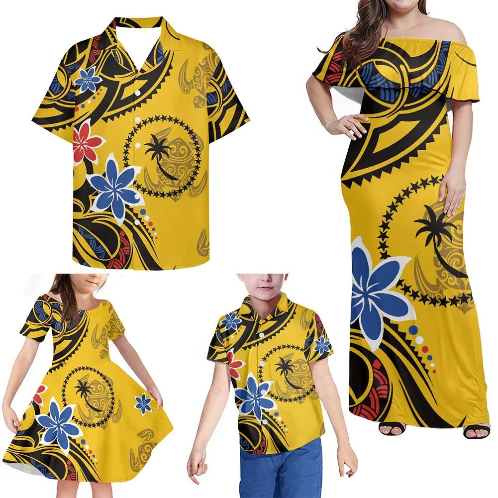 Hycool-Family-Matching-Outfits-Chuuk-Design-Polynesian-Tribal-Hawaii ...