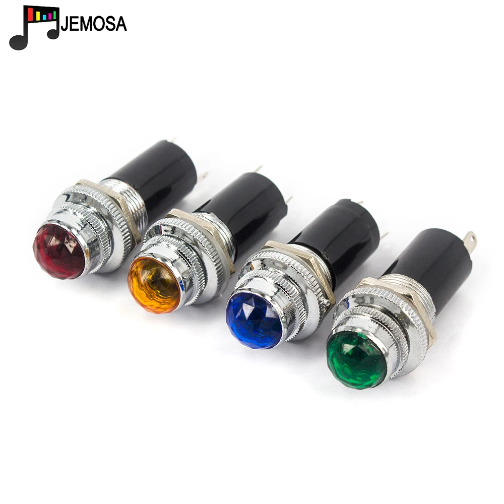5PCS Power Indicator Lights Signal lamp Diamond Head Lamp Comprises A ...