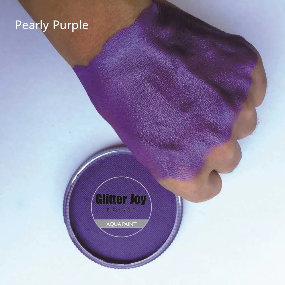 Pearly Purple 30g/pc Shiny Professional Non toxic Face Paintings Water ...