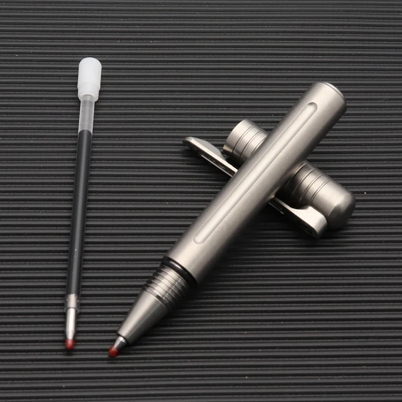 Fountain Pen Pure Titanium Tactical Mini Pen Stylus Compact EDC ...