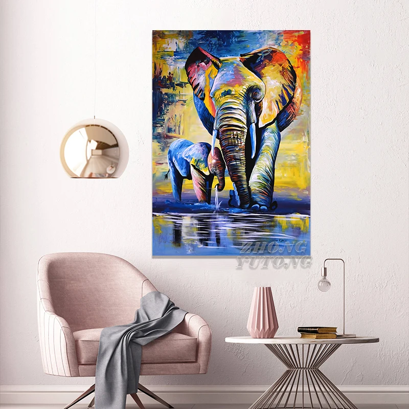 Colorful Elephant Picture