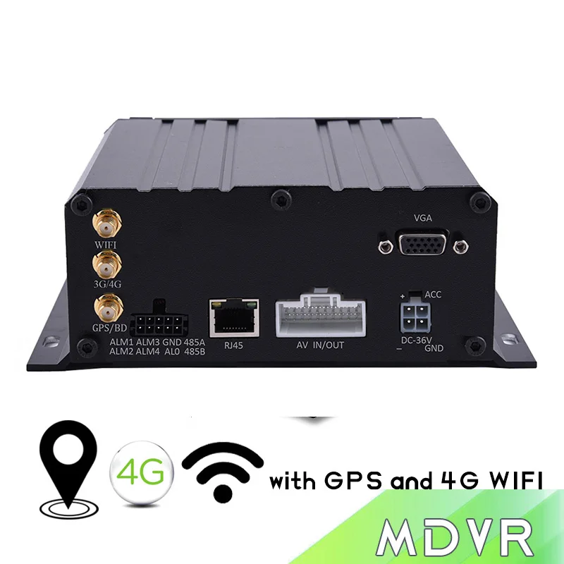 HIKVISION 4 channels DVR GPS positioning and 4G WiFi Remote Monitoring ...