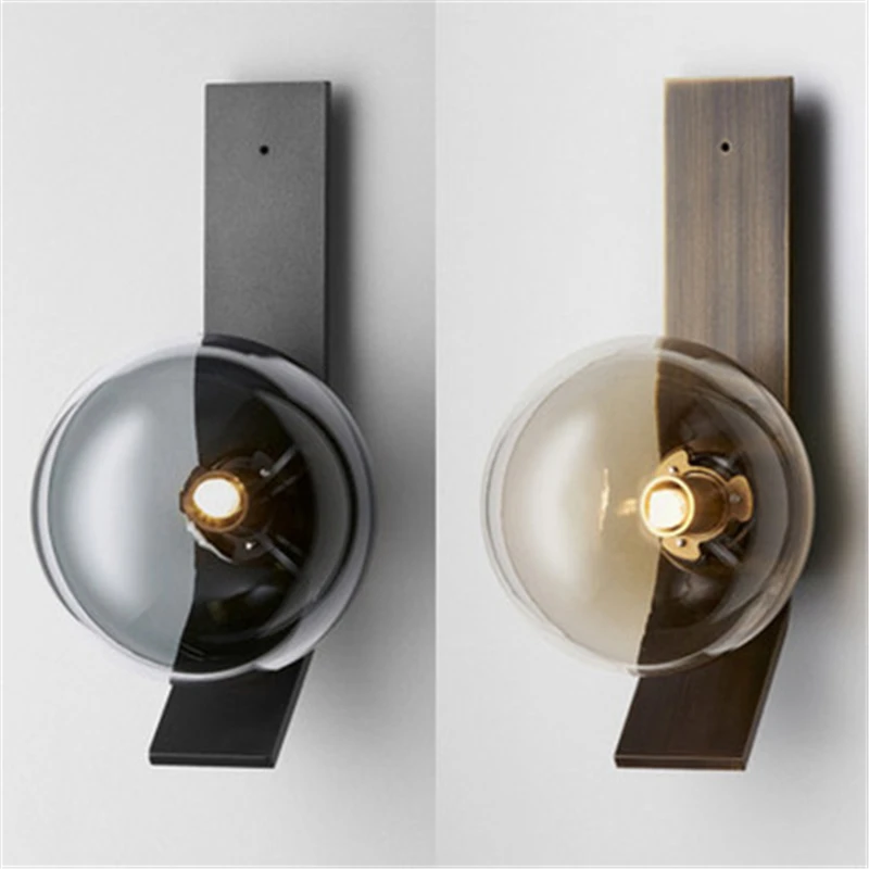 Современный роскошный настенный светильник для гостиной цветной стеклянный прикроватный