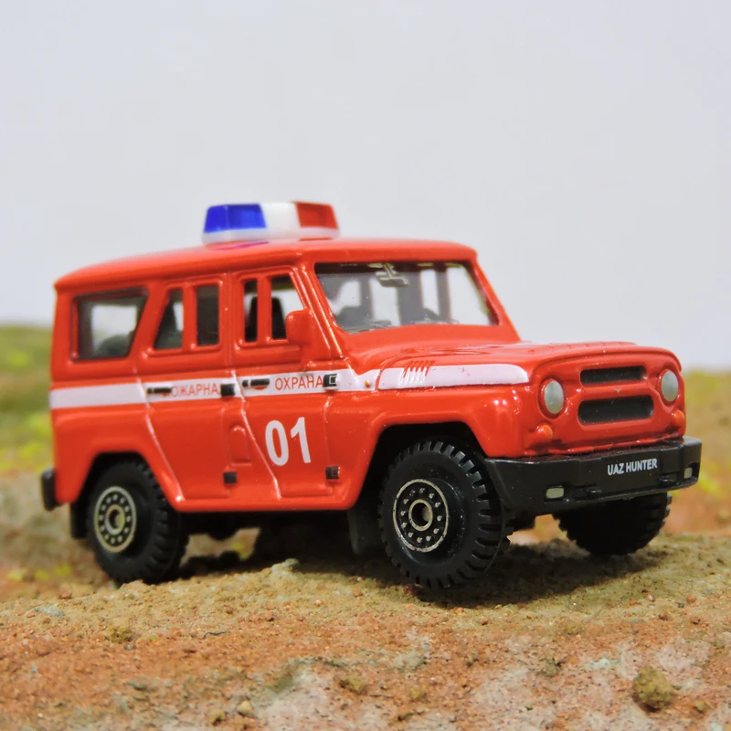 Welly Diecast 1/60 Scale Jeep Fire Truck Russian UAZ Hunter Off-road ...