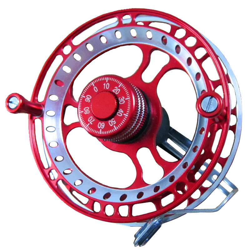 Fly Fishing Line Wheel Right Hand Rocker Wheel CNC Space Aluminum Alloy ...