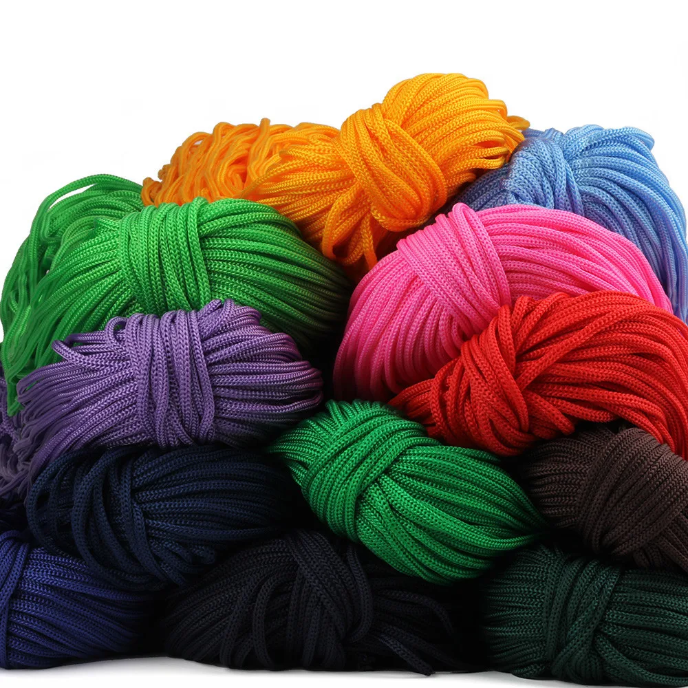 4mmX100M/PCS Polypropylene silk / PP yarn rope.Soft rope craft toys ...